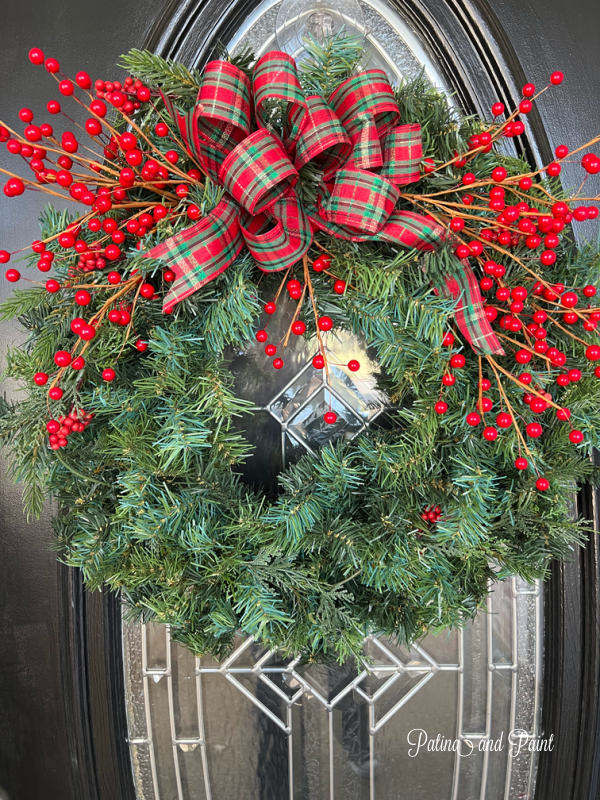 Berry Christmas Wreath - Patina & Paint